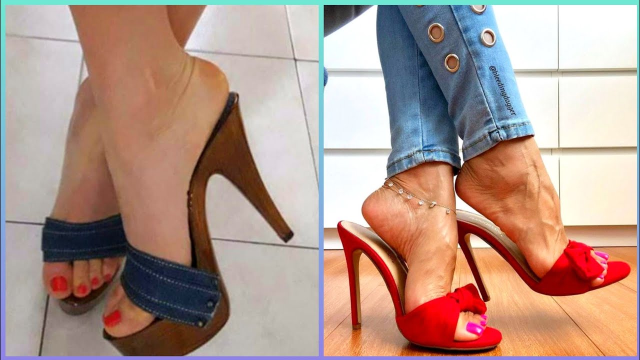 Sophisticated collection of music sandals / high heels for ladies - YouTube