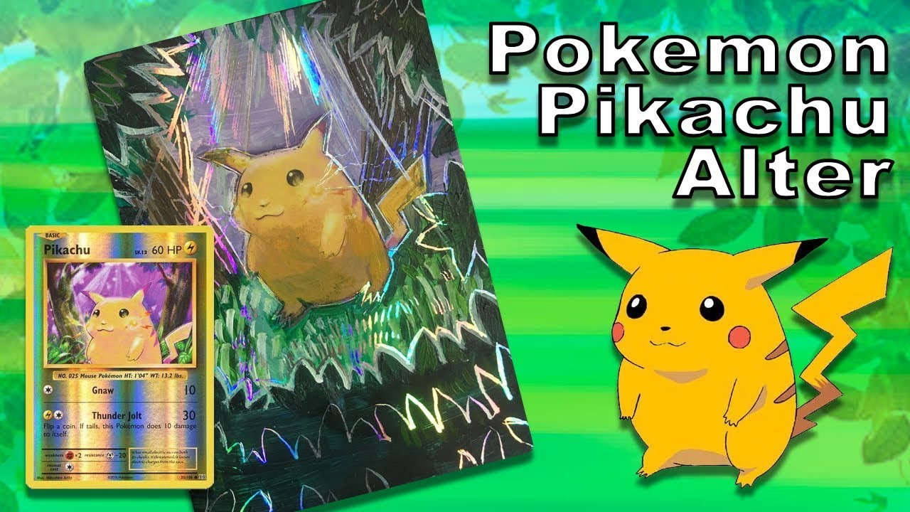 Pokemon Pikachu alter - Extended Art Pokemon Card (redo) | blvckink ...