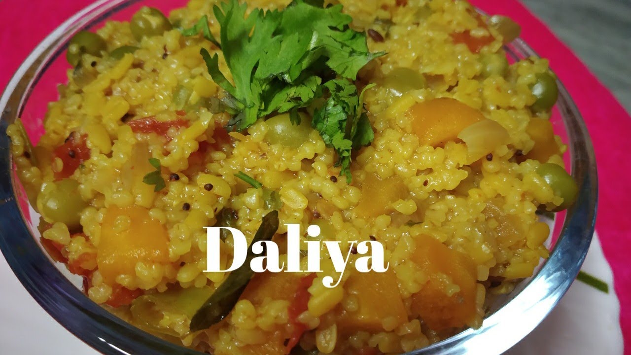 how to make daliya/veg daliya/दलिया पुलाव/హెల్దీ రెసిపీ దలియా - YouTube