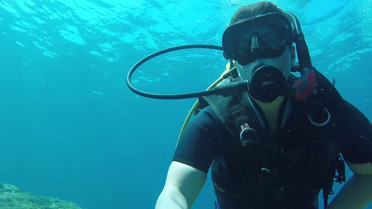 Diving Paphos - First dive after passing open water - YouTube
