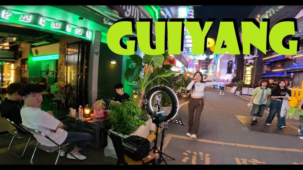 Nightlife Guiyang China Guiyang The Skyscraper Center