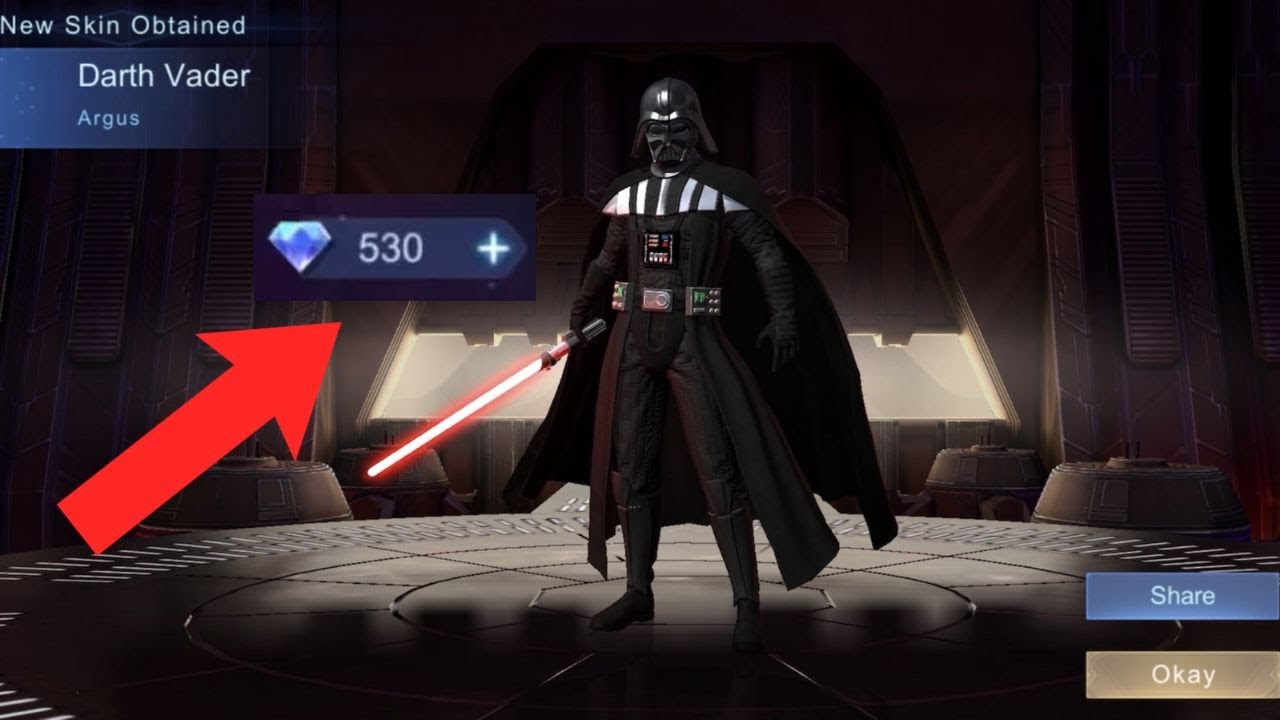 THANK YOU MOONTON FOR THIS DARTH VADER ARGUS SKIN - YouTube