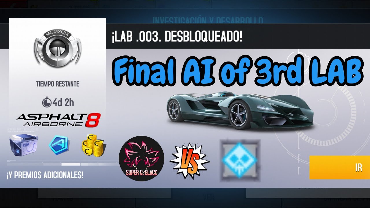 Asphalt 8 | Zeus Twelve Sigma R&D - Lab 3 Test 33 Final AI | Super G ...