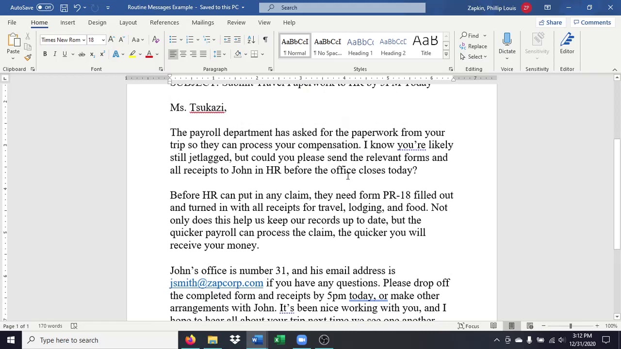Positive/Neutral Messages--Writing Notes - YouTube