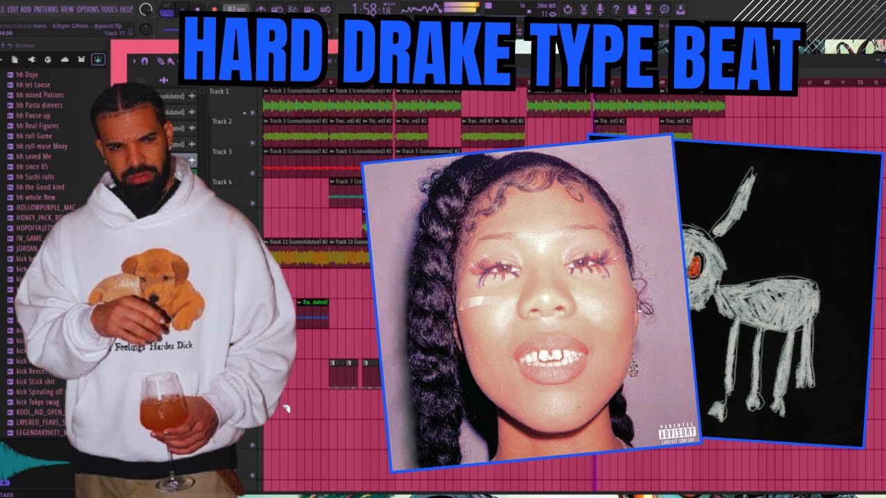 Making Hard Drake Type Beat From Scratch | Fl Studio Cookup - YouTube