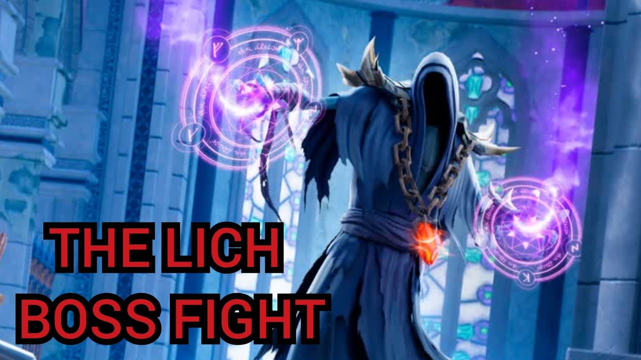 Fortnite The Lich Boss Fight ( UEFN Map ) - YouTube