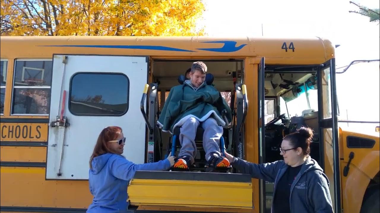 Sam getting home from school on the school bus 10.28.22 TGIF ...