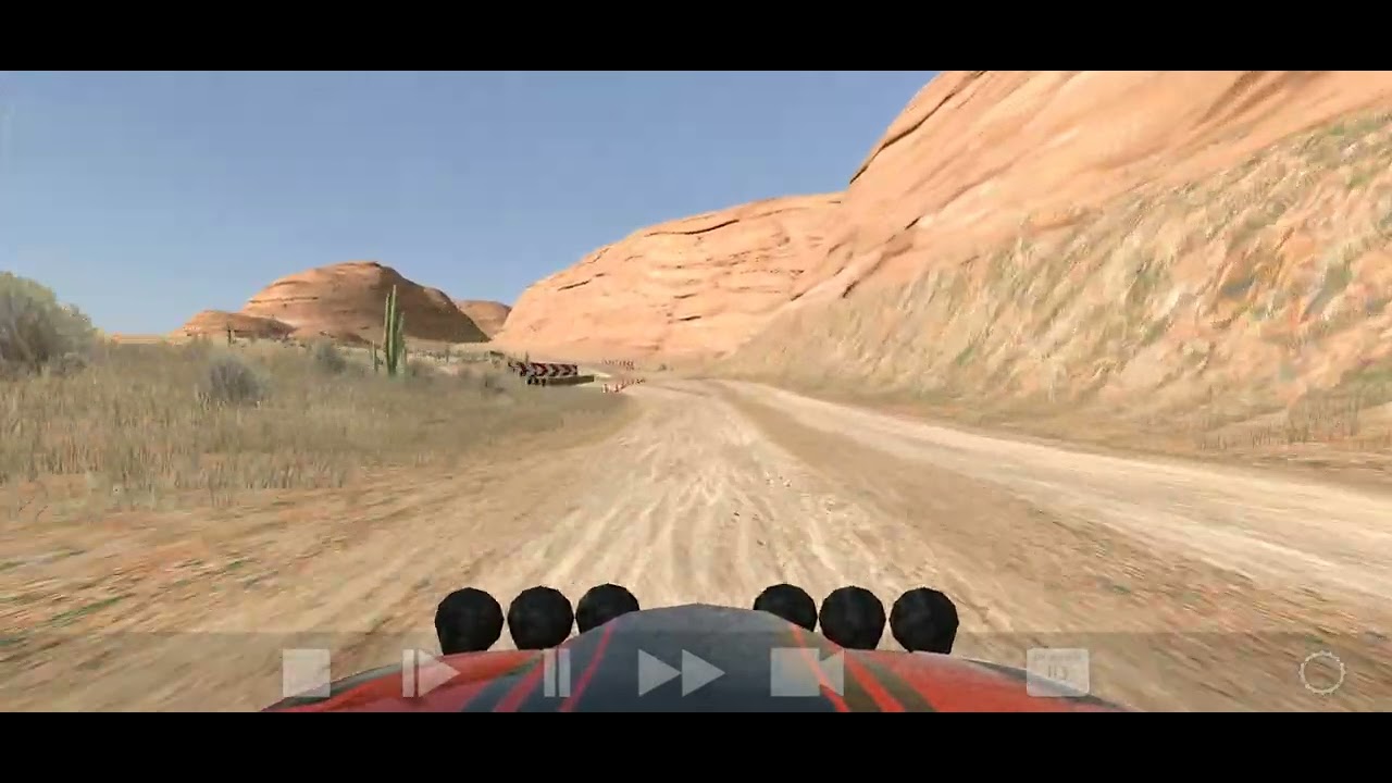 High speed ride in desert - YouTube