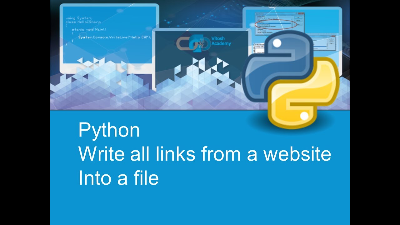 Get All Links From A Website With Python And Beautiful Soup Youtube 8691