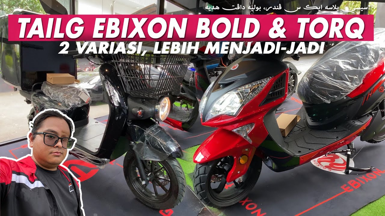 TAILG EBIXON BOLD & TORQ - REVIEW RINGKAS SKUTER ELEKTRIK! - YouTube
