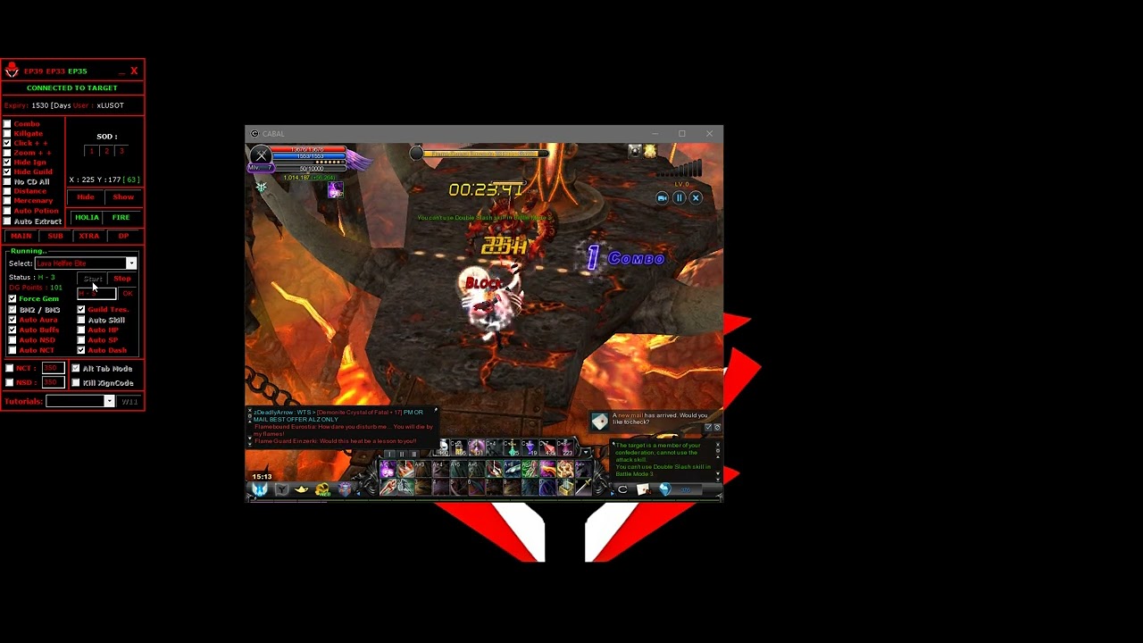 Cabal Online Auto Dungeon Lava HellFire Elite Level Latest Macro Bot ...