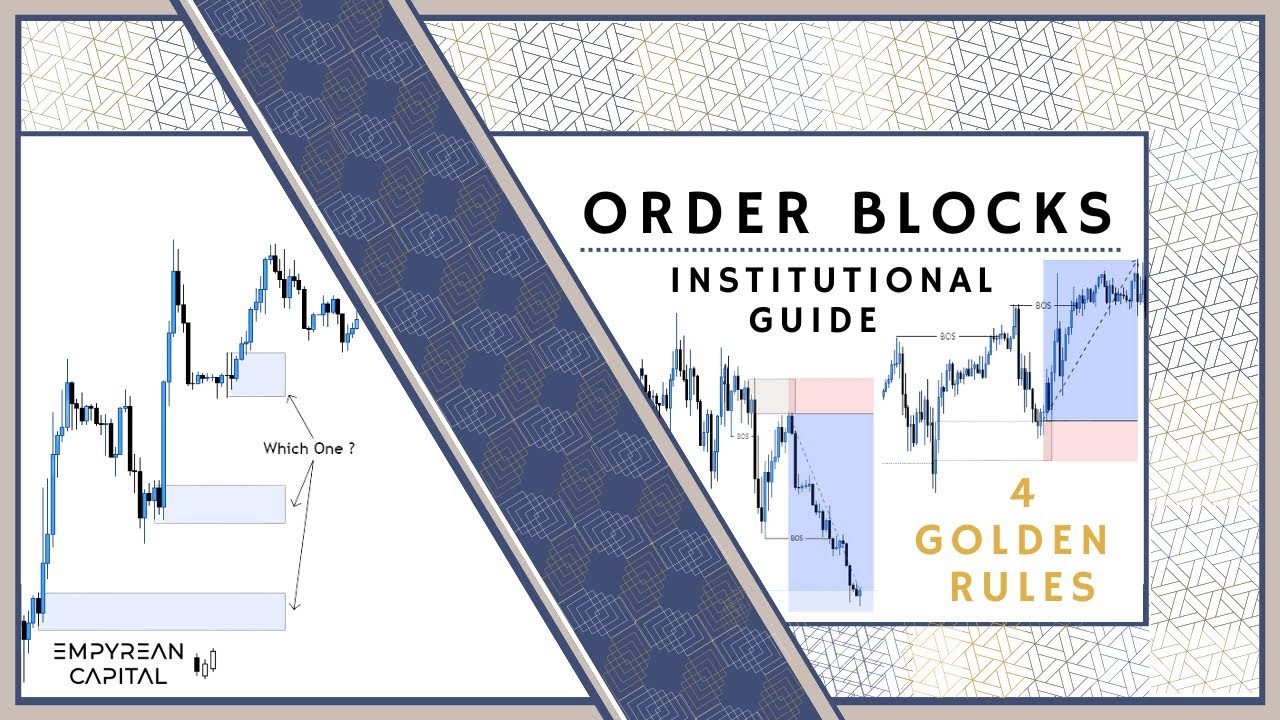 4 Key rules to Master Order Blocks | Valid Demand & Supply Zones| Institutional Guide | SMC ...