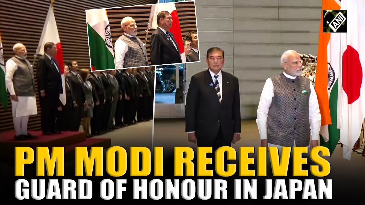 PM Modi receives Guard of Honour in Tokyo, attends 15th India-Japan ...