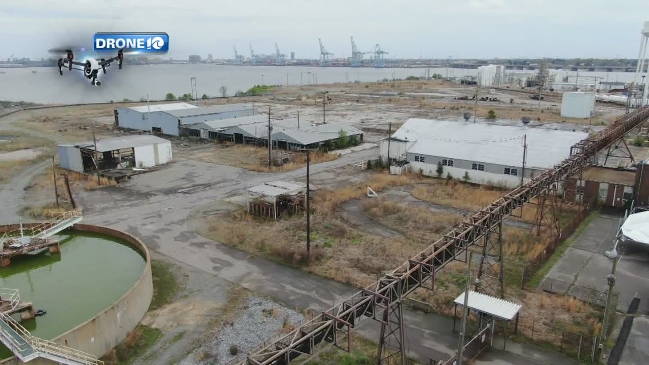 Drone 10: Portsmouth Preferred Freezer Services' Warehouse Location ...
