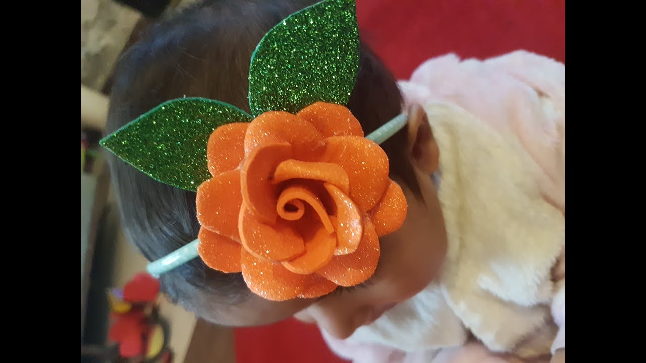 How to make hair band,Diy paper bow,baby headband tutorial - YouTube