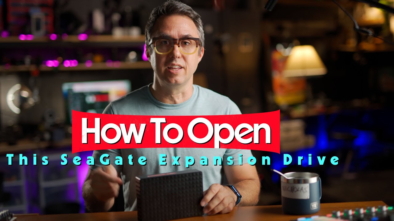 How To Open a Seagate Expansion Drive Case Without Destroying It. - YouTube