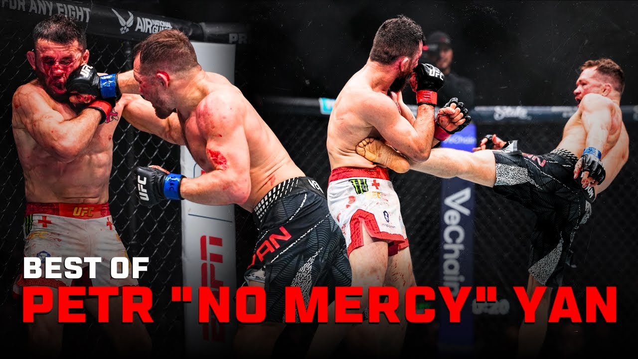 He shows 𝐍𝐎 𝐌𝐄𝐑𝐂𝐘 inside the Octagon! | Best of Petr Yan’s Finishes ...
