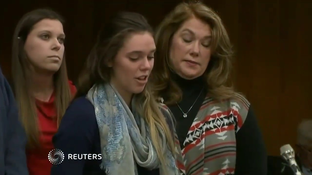 Randall Margraves - speaks and Attacks L Nassar in a courtroom after ...