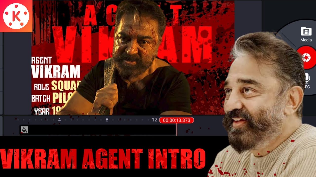 💥Vikram agent edit tutorial in tamil | vikram movie edit💯| kinemaster ...