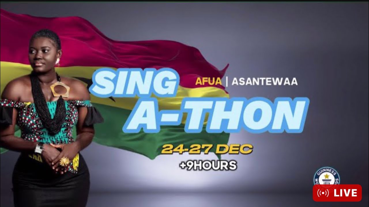 🔥🔥Watch How Ghana Comedians Support Afua Asantewaa To Break Singathon ...