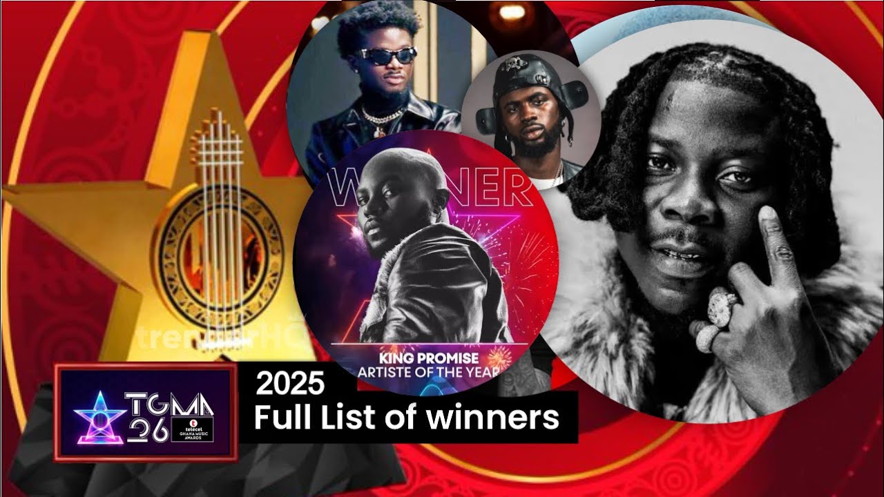 #26thTGMA Full List of Winners - The 26th Telecel Ghana Music Awards ...