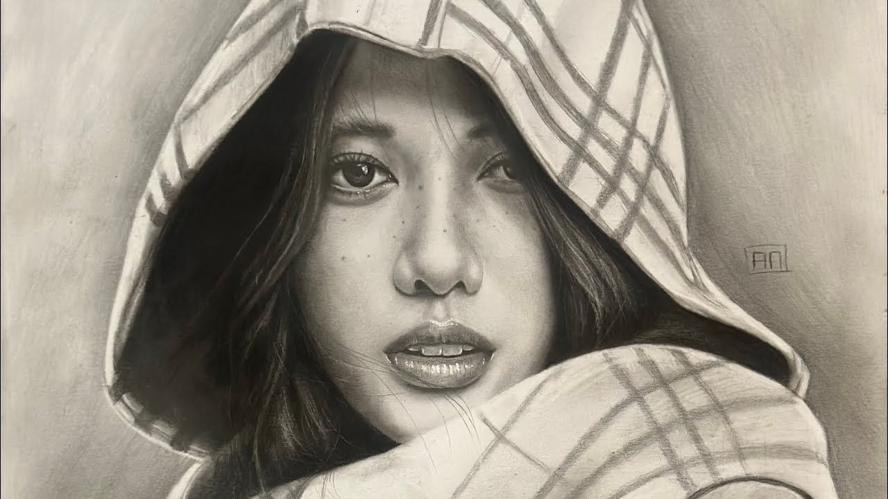 Drawing Freen Sarocha // Timelapse - YouTube