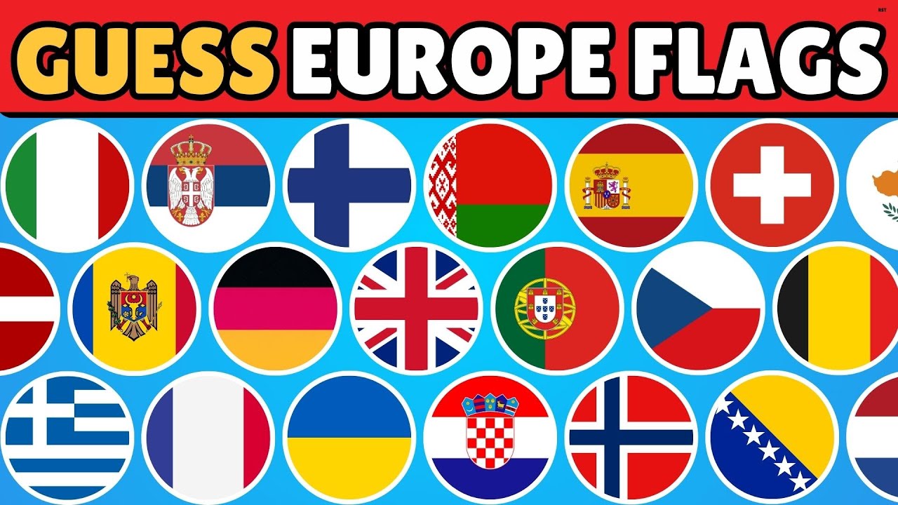 GUESS ALL 54 EUROPE FLAGS | GUESS THE FLAG | GUESS THE COUNTRY #quiz # ...