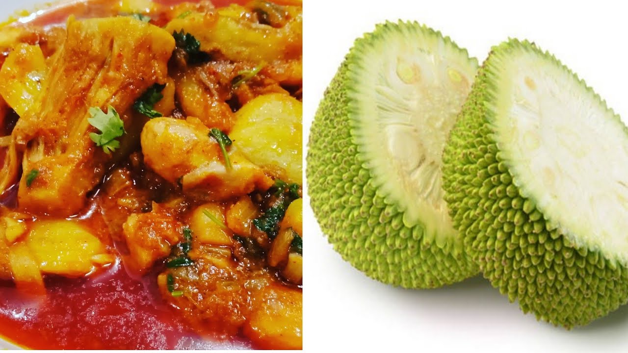 कटहल की मसालेदार सब्ज़ी // kathal ki sabzi // jackfruit curry ...