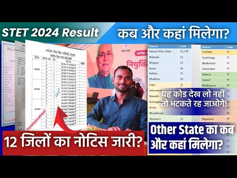 STET 2024 Result | Documents required / एडमिट कार्ड नहीं है क्या करें ...