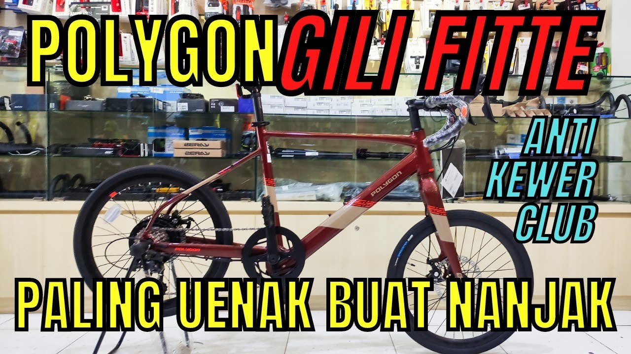 POLYGON GILI FITTE | SEPEDA ANTI KEWER #minivelo | First Impression ...