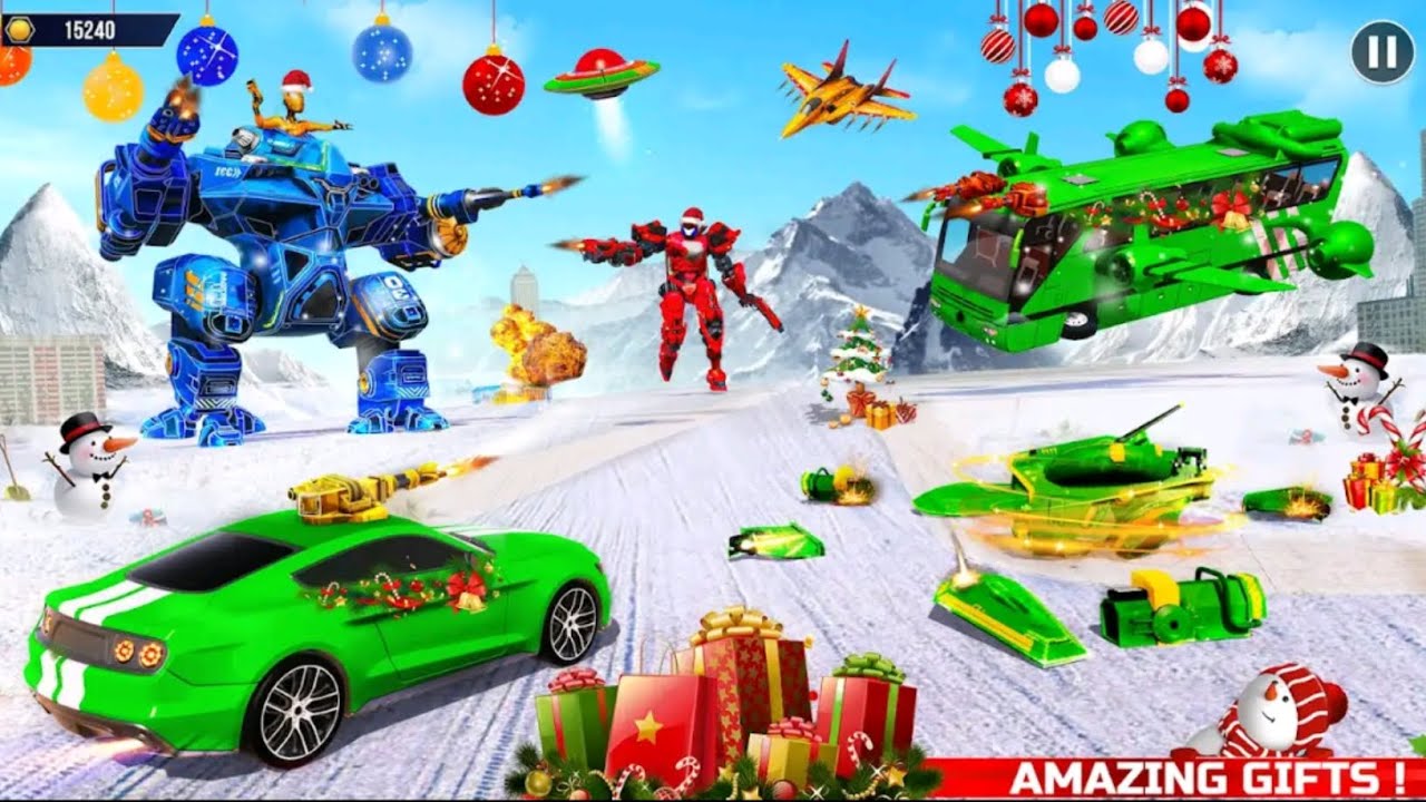 Fight multi robot transform war! Play robot car fighting games >A 5 new ...