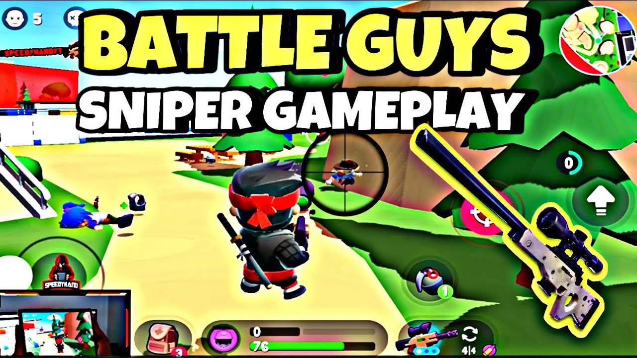 Battle Guys SNIPER Gameplay//Battle Guys Practicing for SATURDAY ...