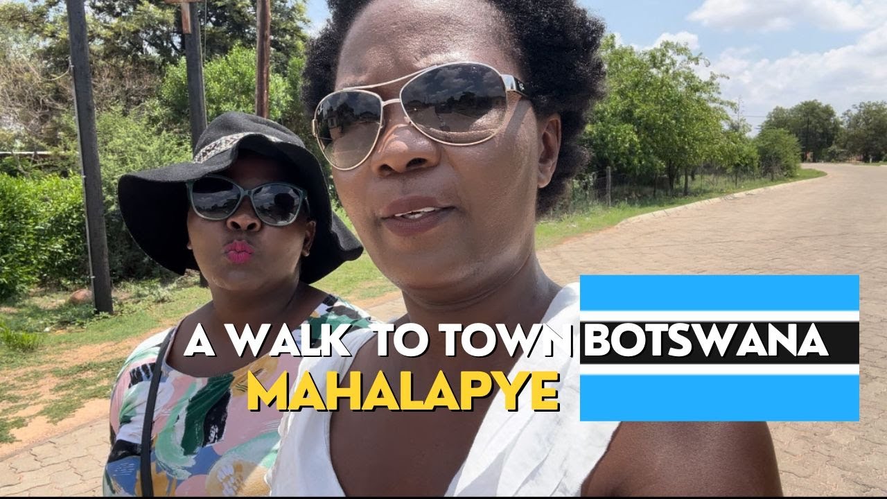 A walk to the village town #Mahalapye #Botswana 🇧🇼 Grocery Shopping 22 ...