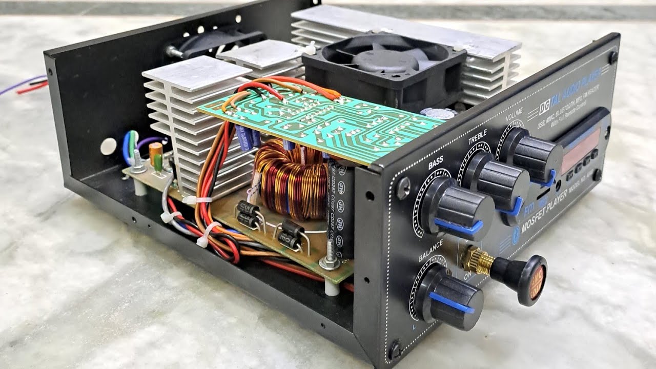 Sound Testing Ds Line 12400watt 12v Dc 4 Mosfet Powerful Amplifier ...