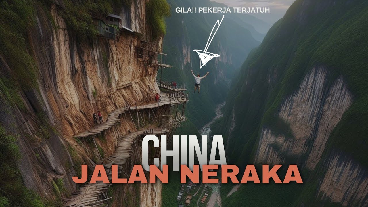 China Gila! Ternyata Begini Proses Membangun Jalan Ekstrim China di ...