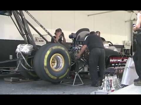 Dan Mercier - A-fuel Dragster Warm-up 2007 - YouTube