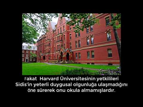 DÜNYANIN EN ZEKİ İNSANI WİLLİAM JAMES SİDİS