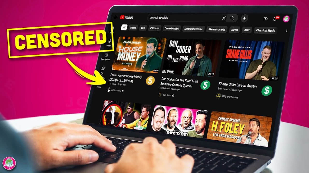 The Hidden Dangers of Youtube Comedy Specials - YouTube