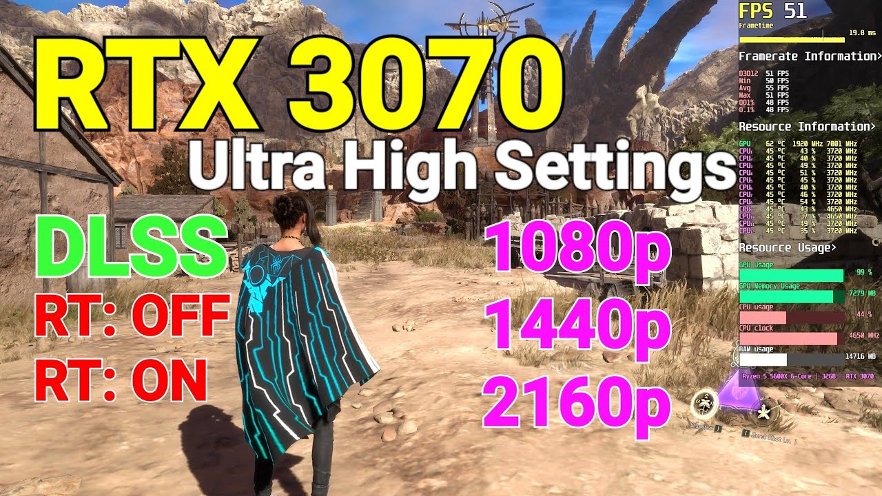 Forspoken | RTX 3070 | Ultra High Settings | DLSS + Raytracing | 1080p ...