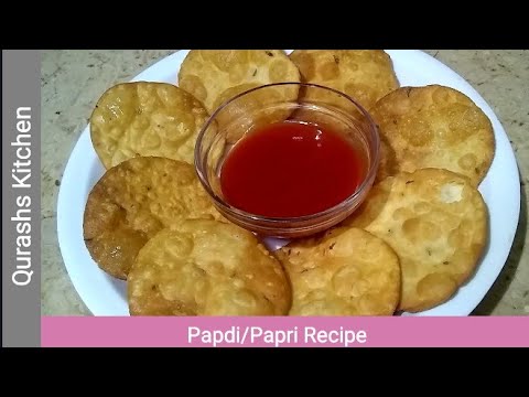 Papdi Recipe | Papri Recipe | By Qurashs Kitchen| - YouTube