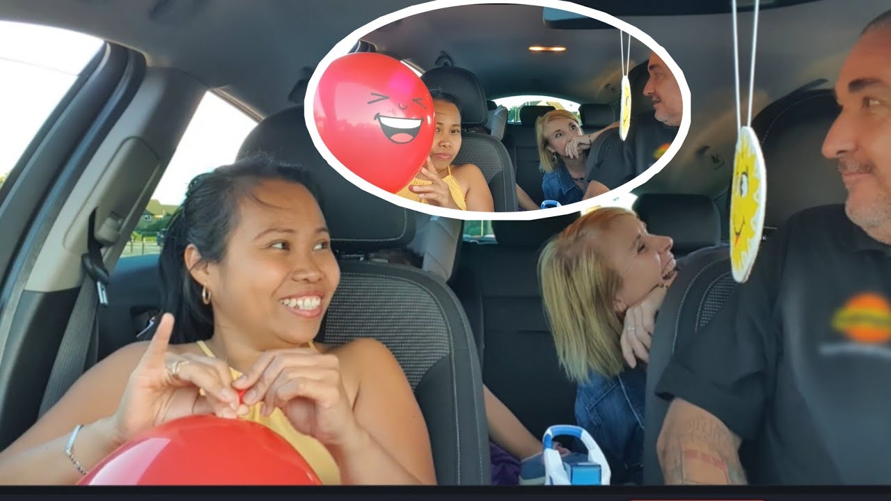BLOWING UP AND POP IT IN THE CAR|BALLOONS |BALLOONS CHALLENGE 🎈 - YouTube