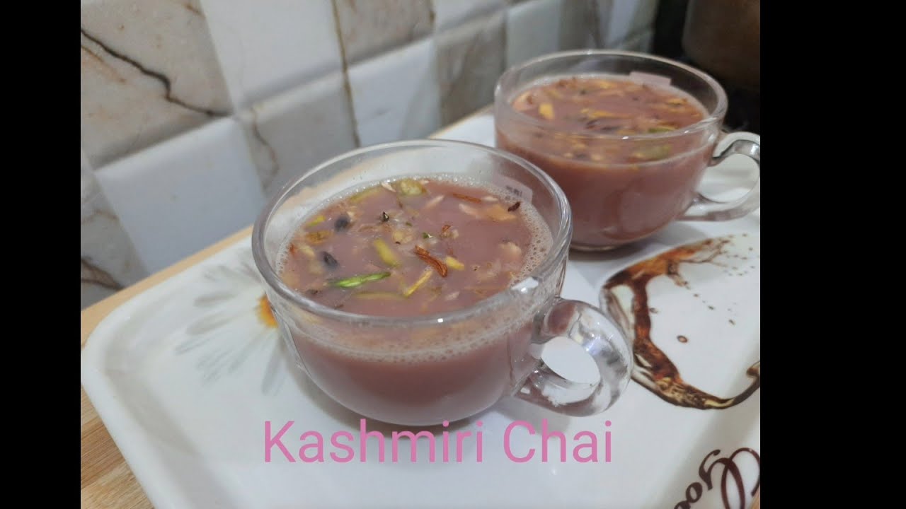 Kashmiri Chai Recipe Pink Tea Recipe Gulabi Chai - YouTube