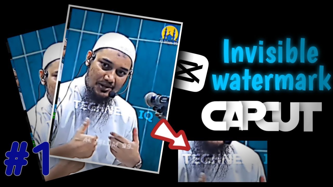 Make Your own Transparent Watermark on Capcut | Capcut Transparent text tutorial | video edit ...