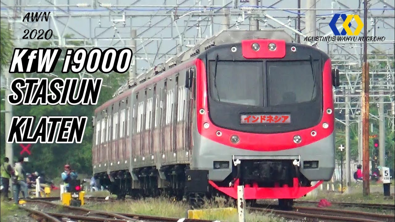 KRL KfW i9000 di Stasiun Klaten yang akan menggantikan KA Prambanan ...