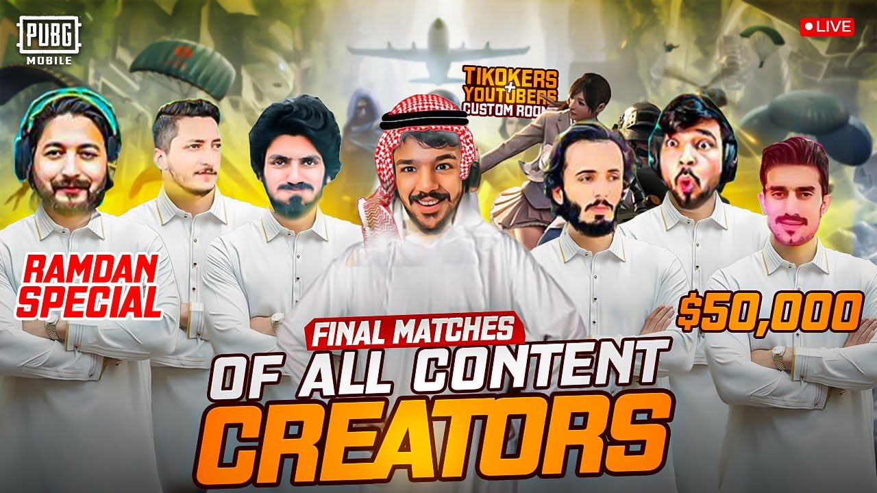 FINAL MATCHES OF ALL CONTENT CREATORS / CHALLENGE STREAM - YouTube