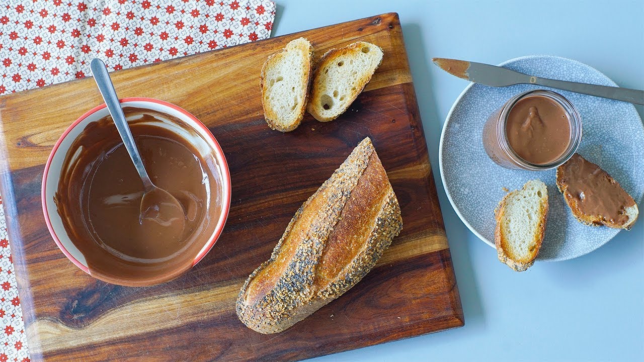 Chocolate tahini spread - YouTube