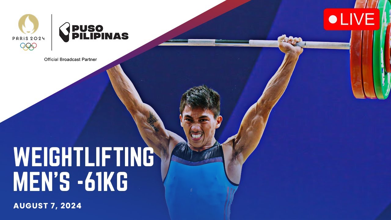 [LIVE] John Ceniza 🇵🇭 l Olympics Weightlifting- Men's 61kg - YouTube