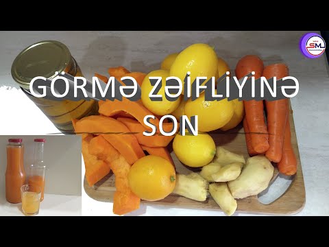 Gözlərinizin yaxşı görməsinin çarəsi bu qarışımdadır