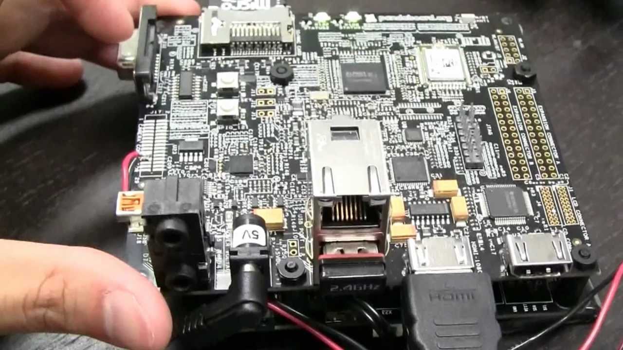 Portable PandaBoard ICS Dev Kit with OLED Touchscreen - YouTube