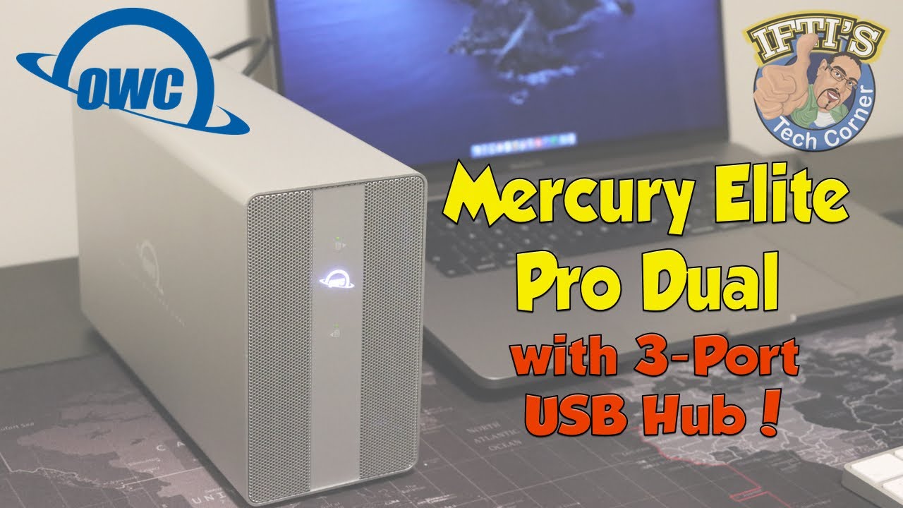 OWC Mercury Elite Pro Dual RAID Drive with 3 Port USB Hub! : REVIEW ...